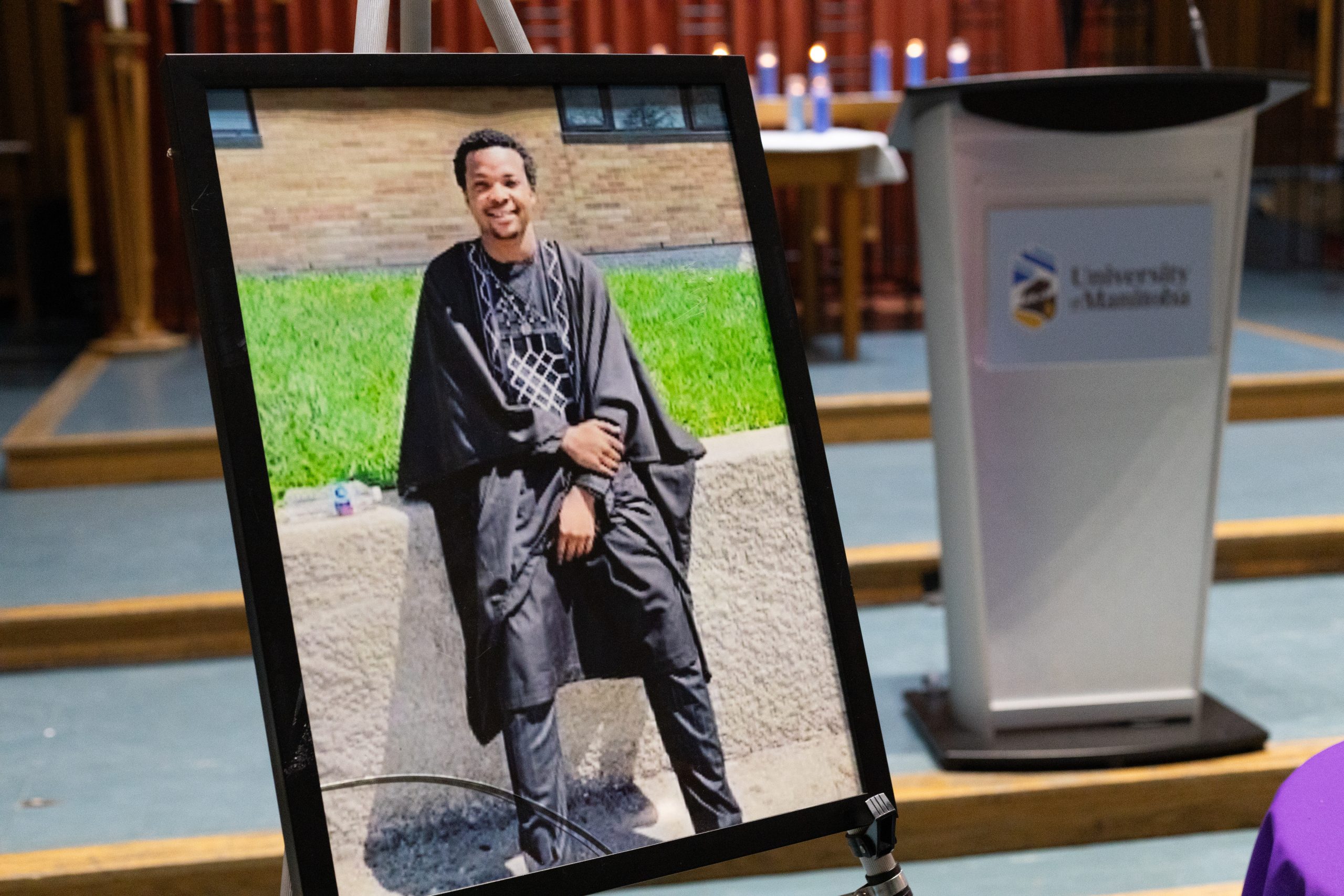 Vigil held to honour international student killed by police | The Manitoban