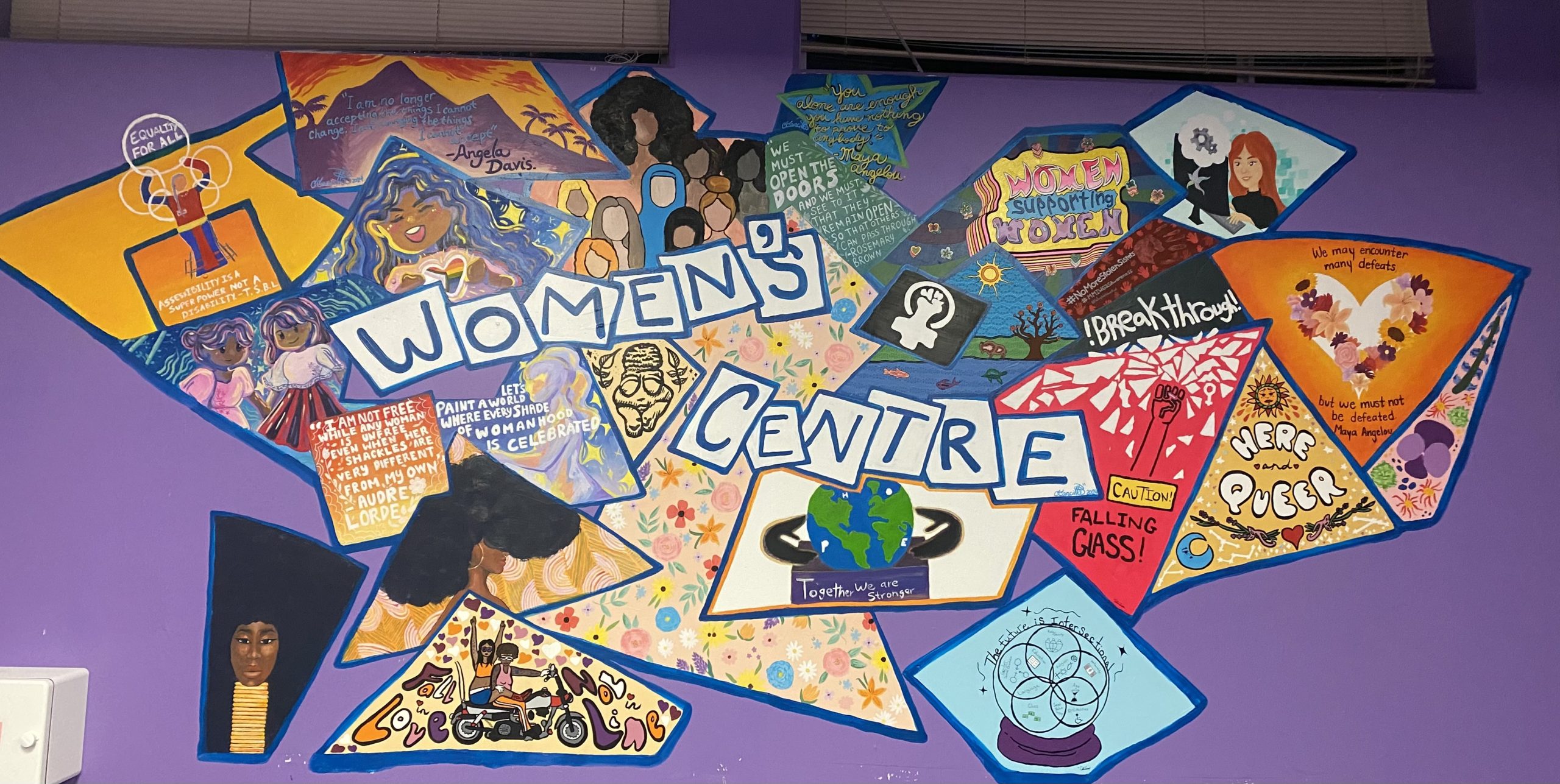 New mural celebrating women at UMSU Women’s Centre | The Manitoban
