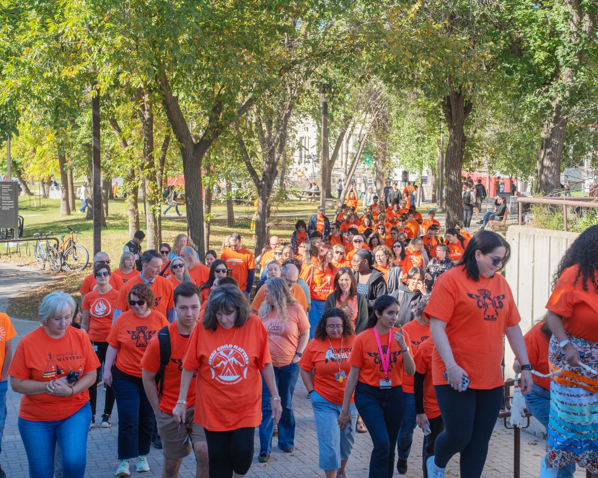 Orange Shirt Day Walk honours residential school children | The Manitoban
