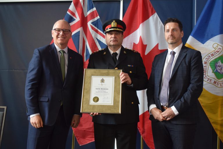 Gene Bowers sworn in as Winnipeg’s new police chief – The Manitoban